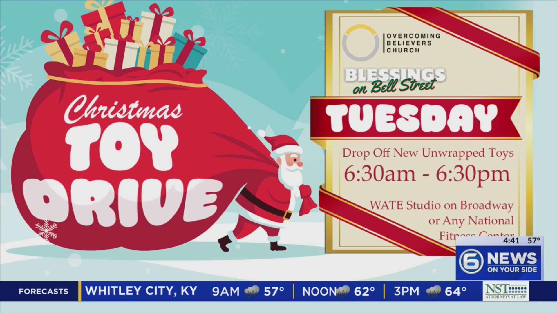 6 News holding toy drive to support ‘Blessings on Bell Street’ – WATE 6 ...