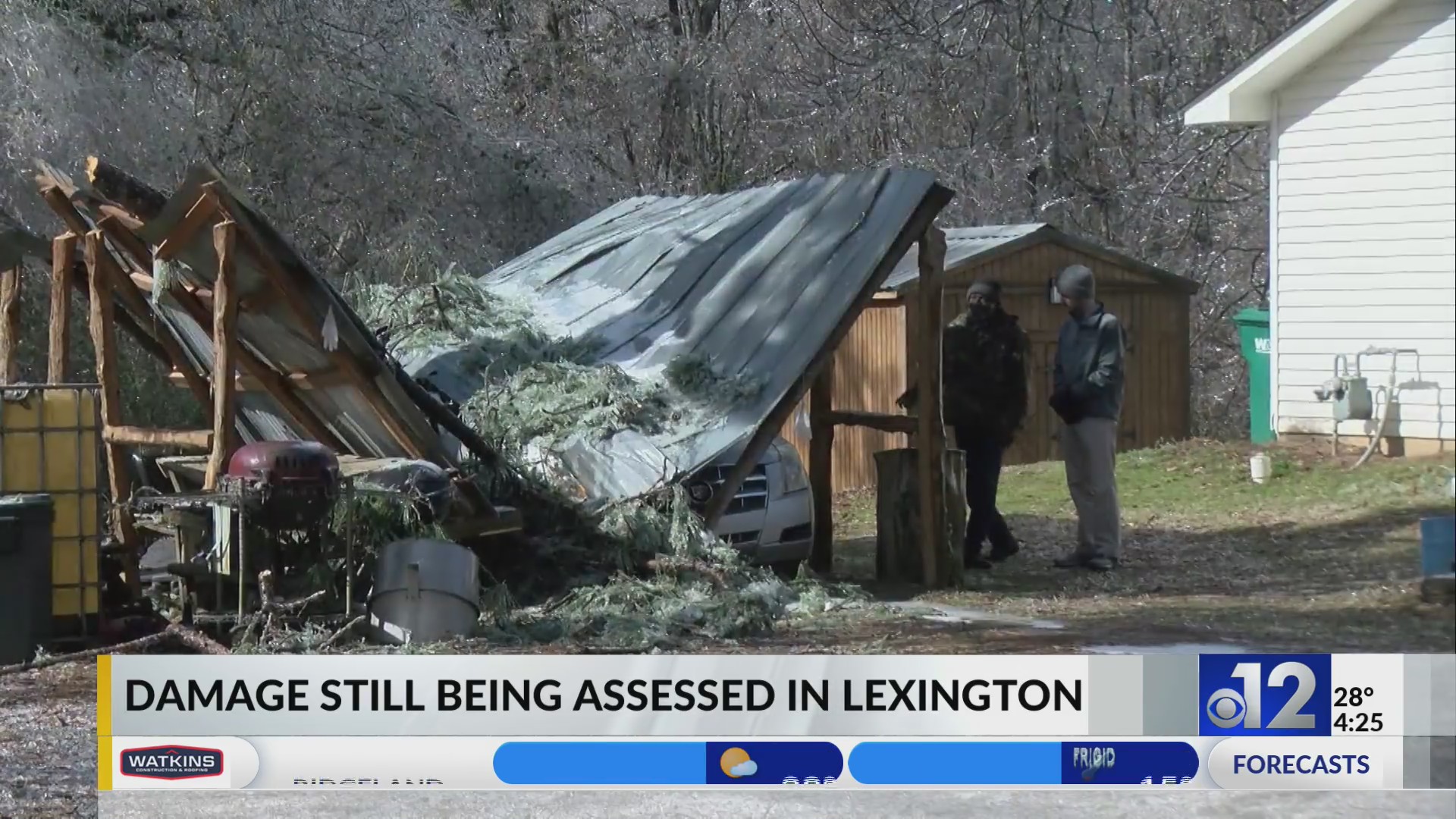 Winter storm causes damage in Lexington – WJTV