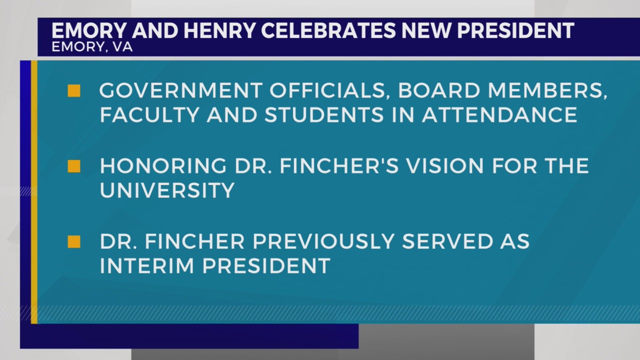 Emory & Henry University officially welcomes new president – WJHL | Tri ...