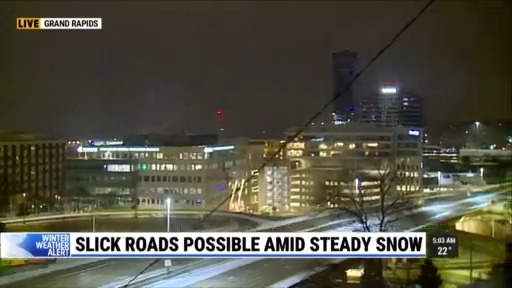 Slick roads possible Friday amid snowfall – WOODTV.com