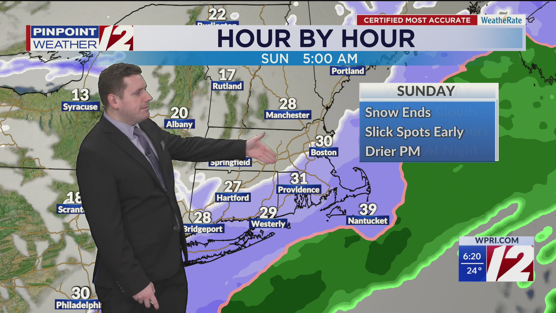 WPRI 12 Weather Forecast 12/13/25: Tracking Accumulating Snow For ...