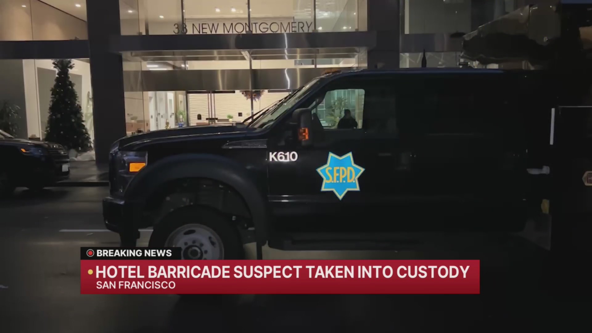 SF hotel barricade suspect taken into custody – KRON4