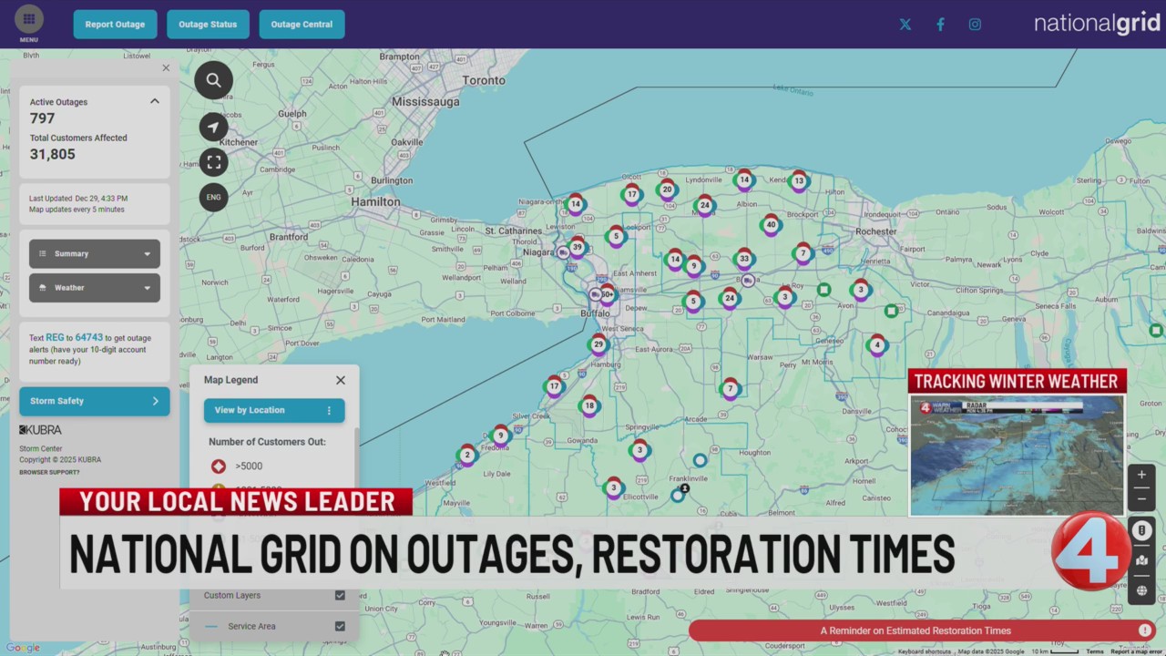 Interview: National Grid on outages, restoration times – News 4 Buffalo