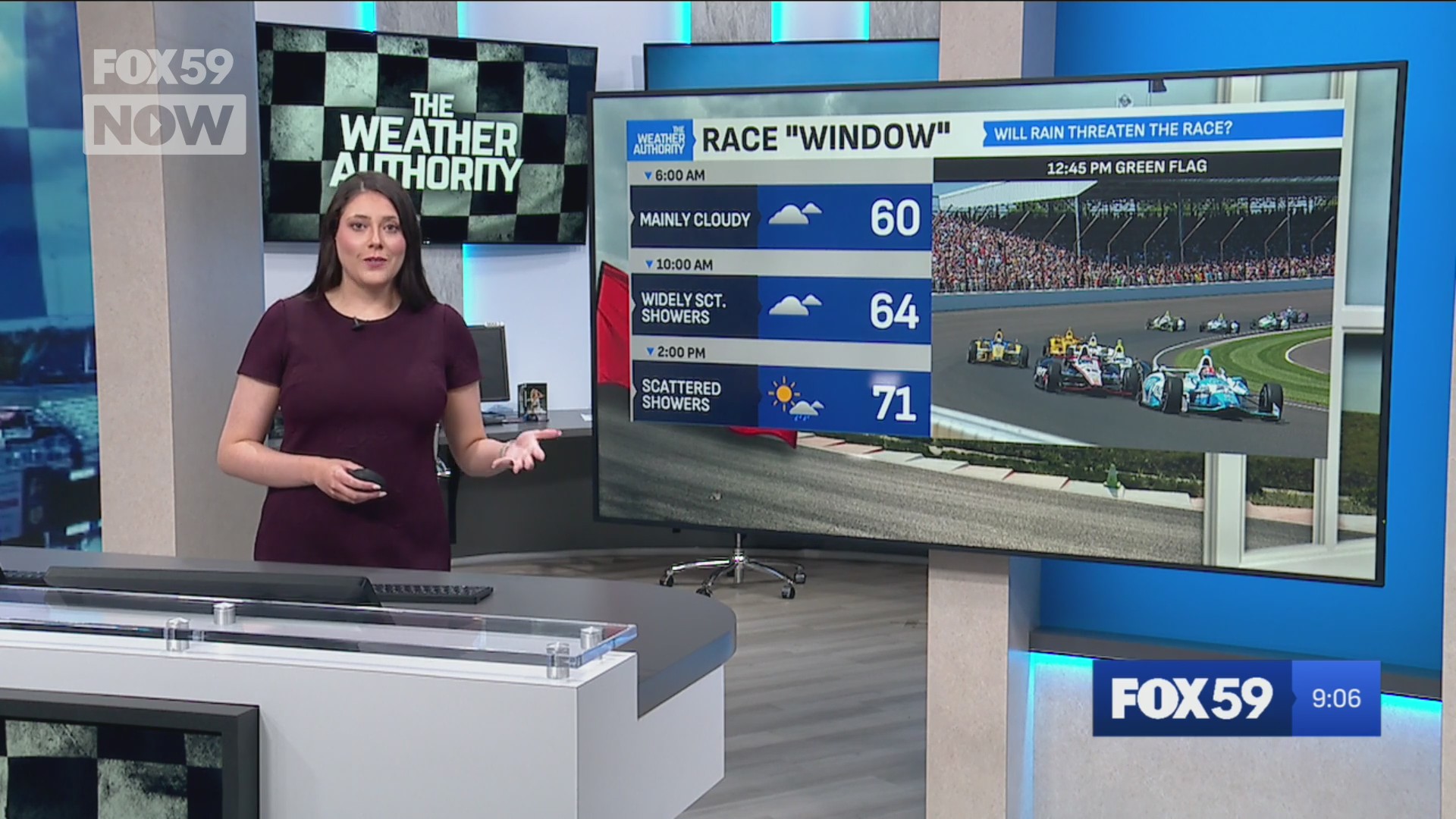 Weather Authority Update: Previewing weather for the 500 – Fox 59