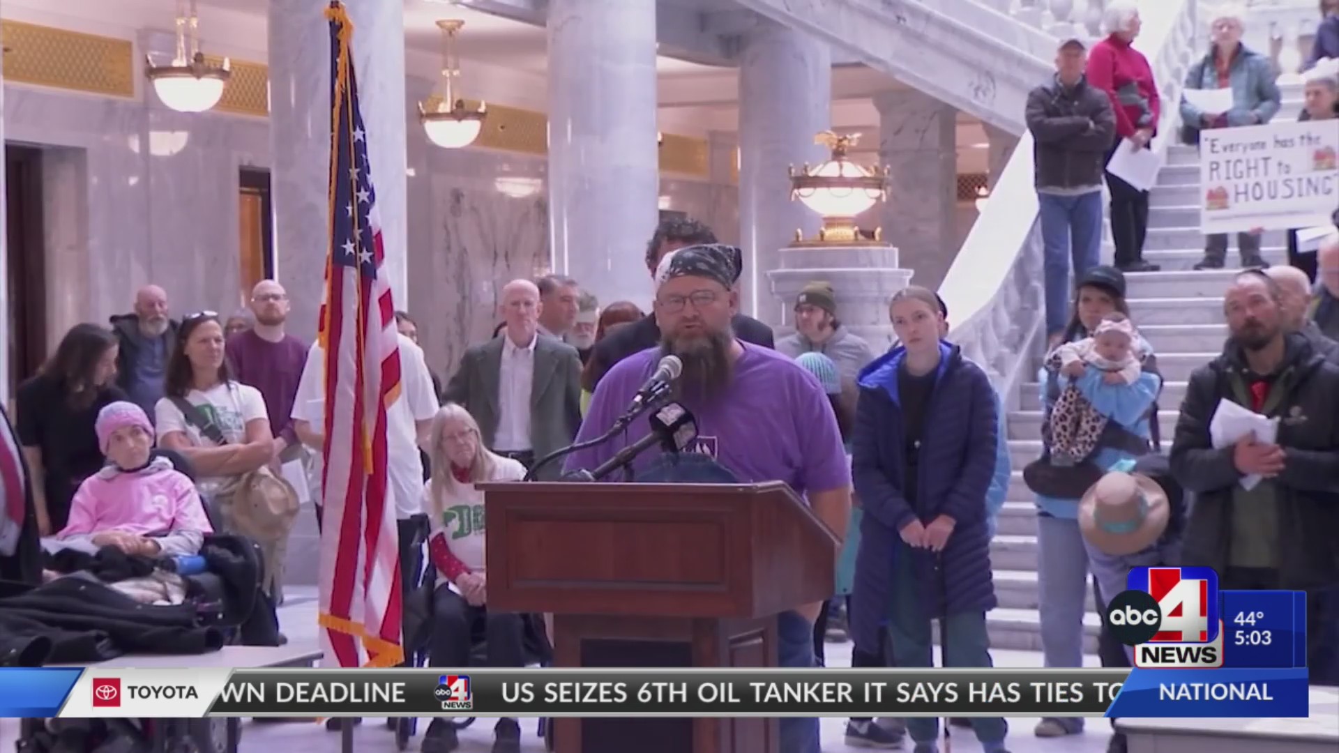 Homelessness rally held at State Capitol, advocates raise awareness ...