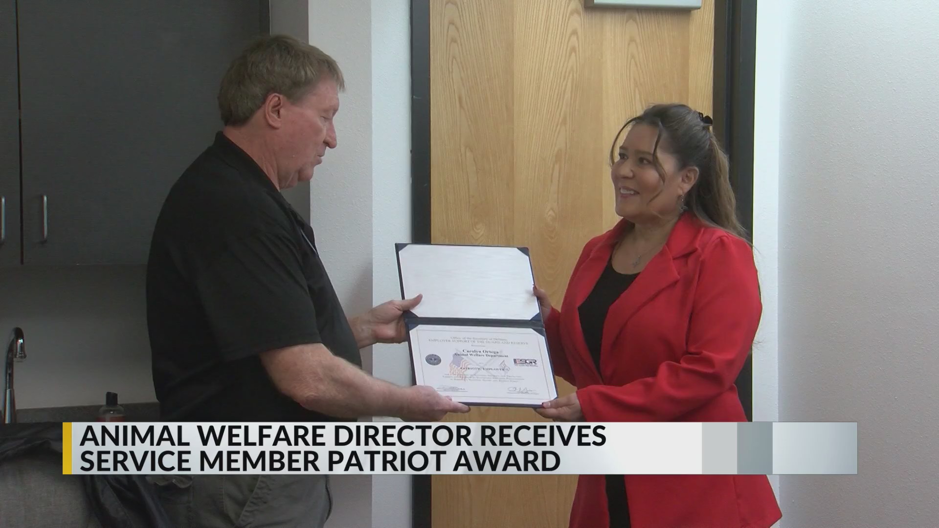 Albuquerque Animal Welfare director receives surprise ‘Patriot Award ...