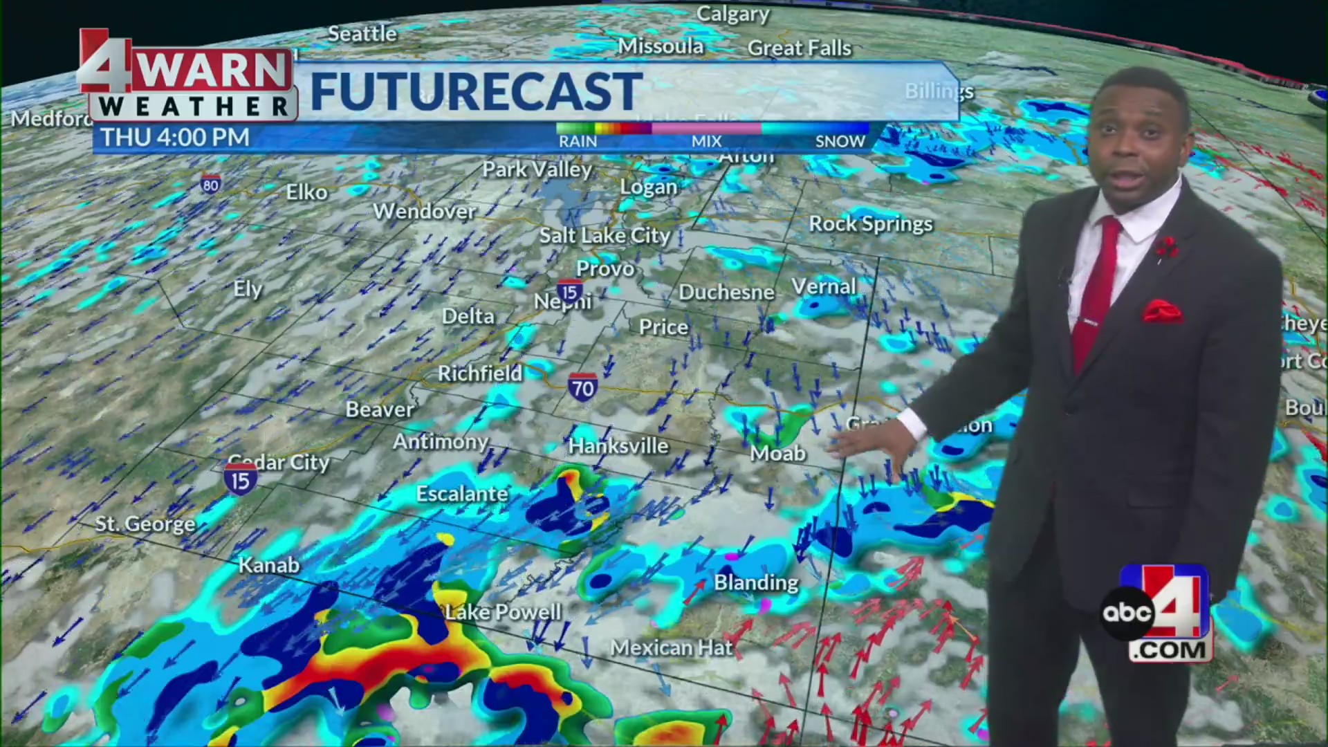 Snowstorm impacts the Beehive State Thursday, wintry travel at times ...