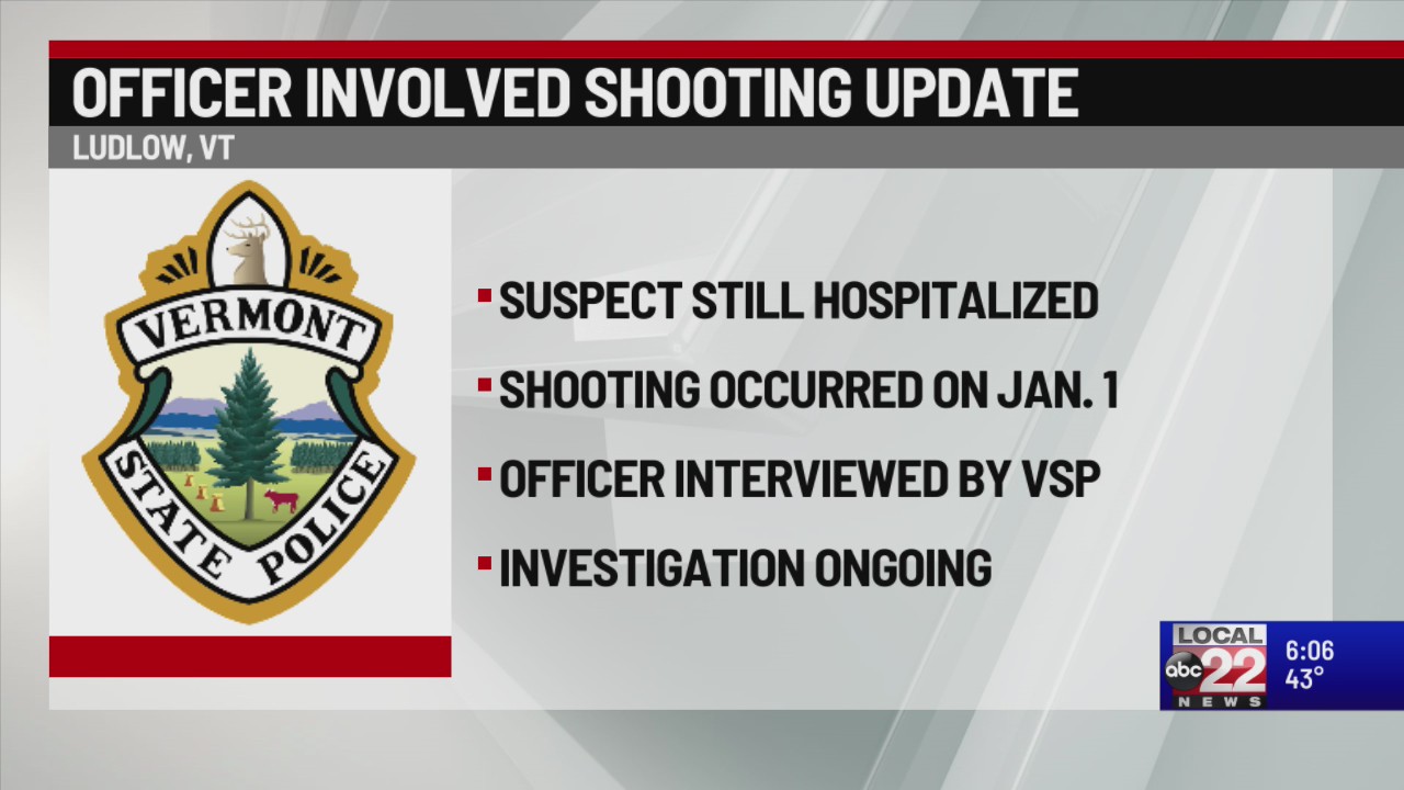 Man shot by Ludlow police still in hospital, say VSP – ABC22 & FOX44