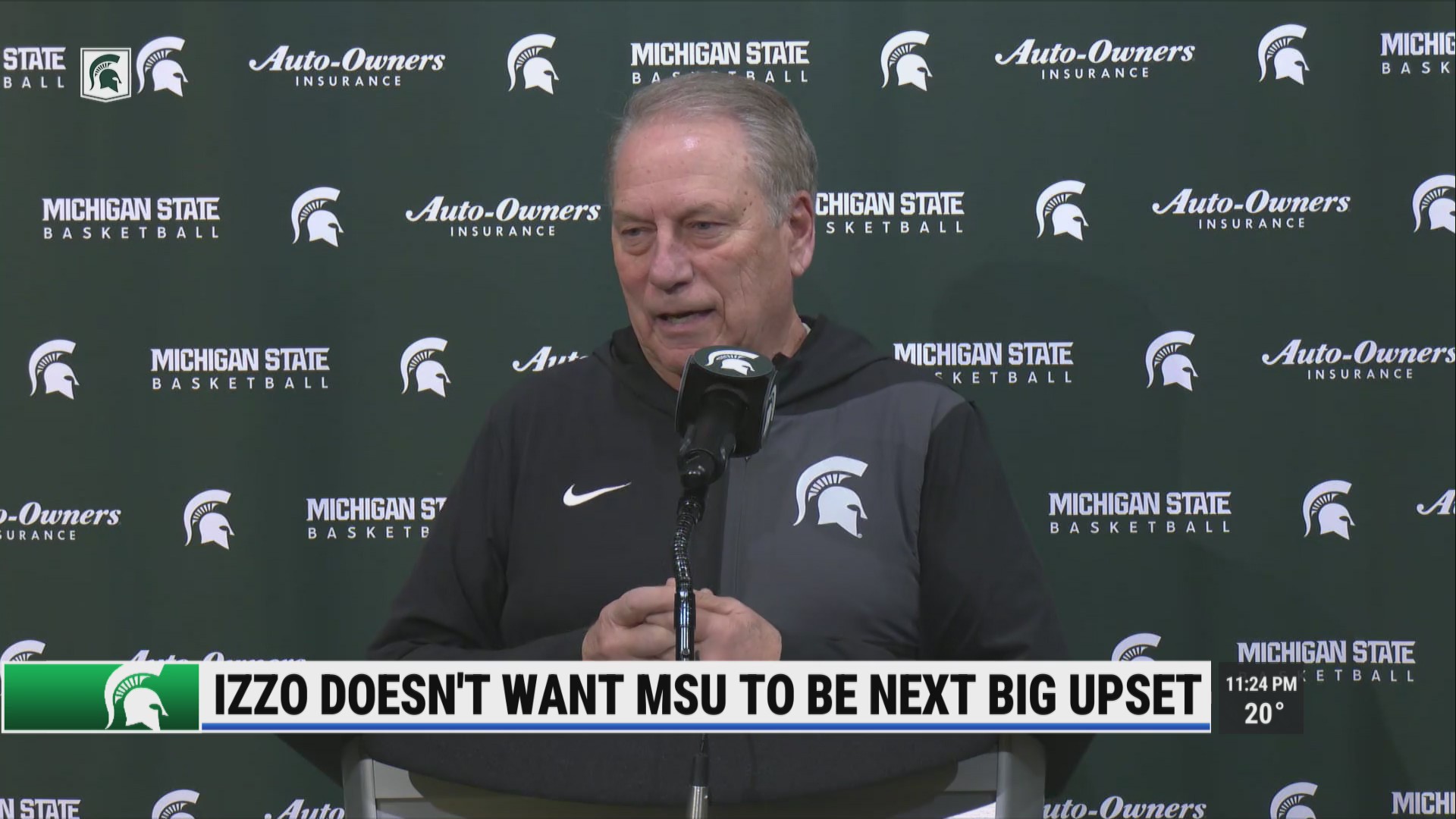 Izzo doesn’t want MSU to be next big upset – WSYR