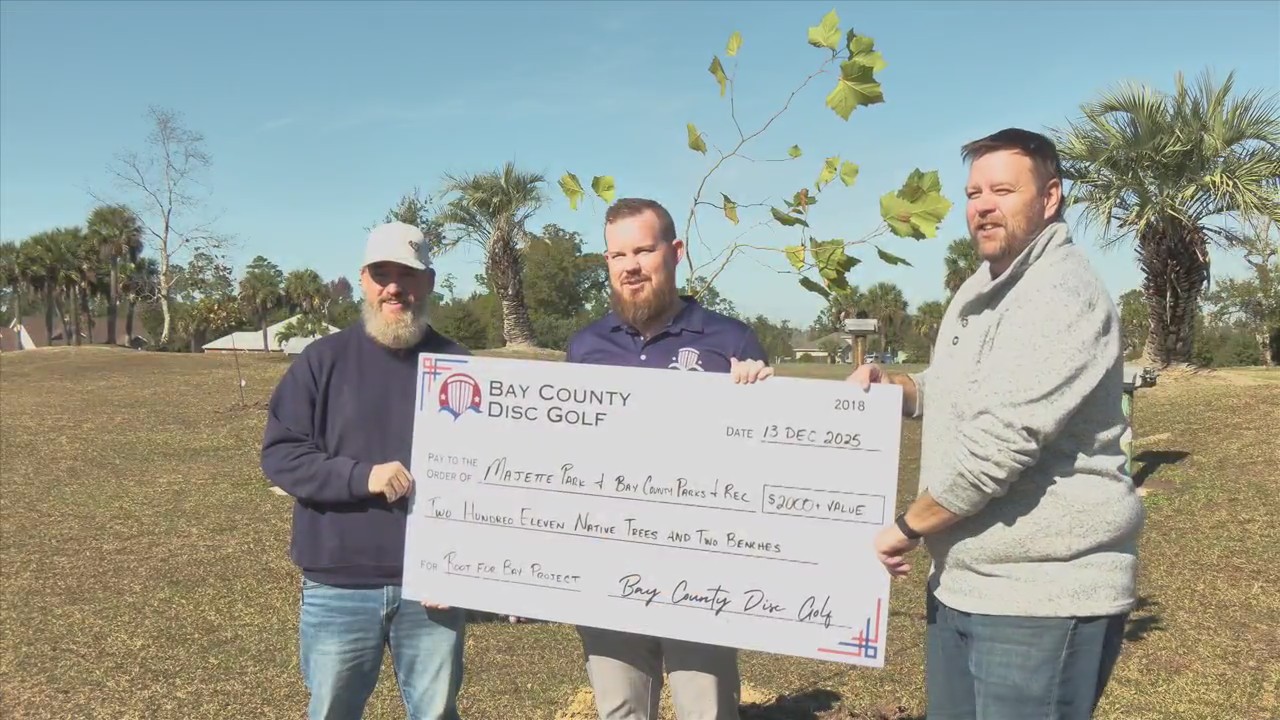 Majette Disc Golf Course gets greener with new tree planting ...