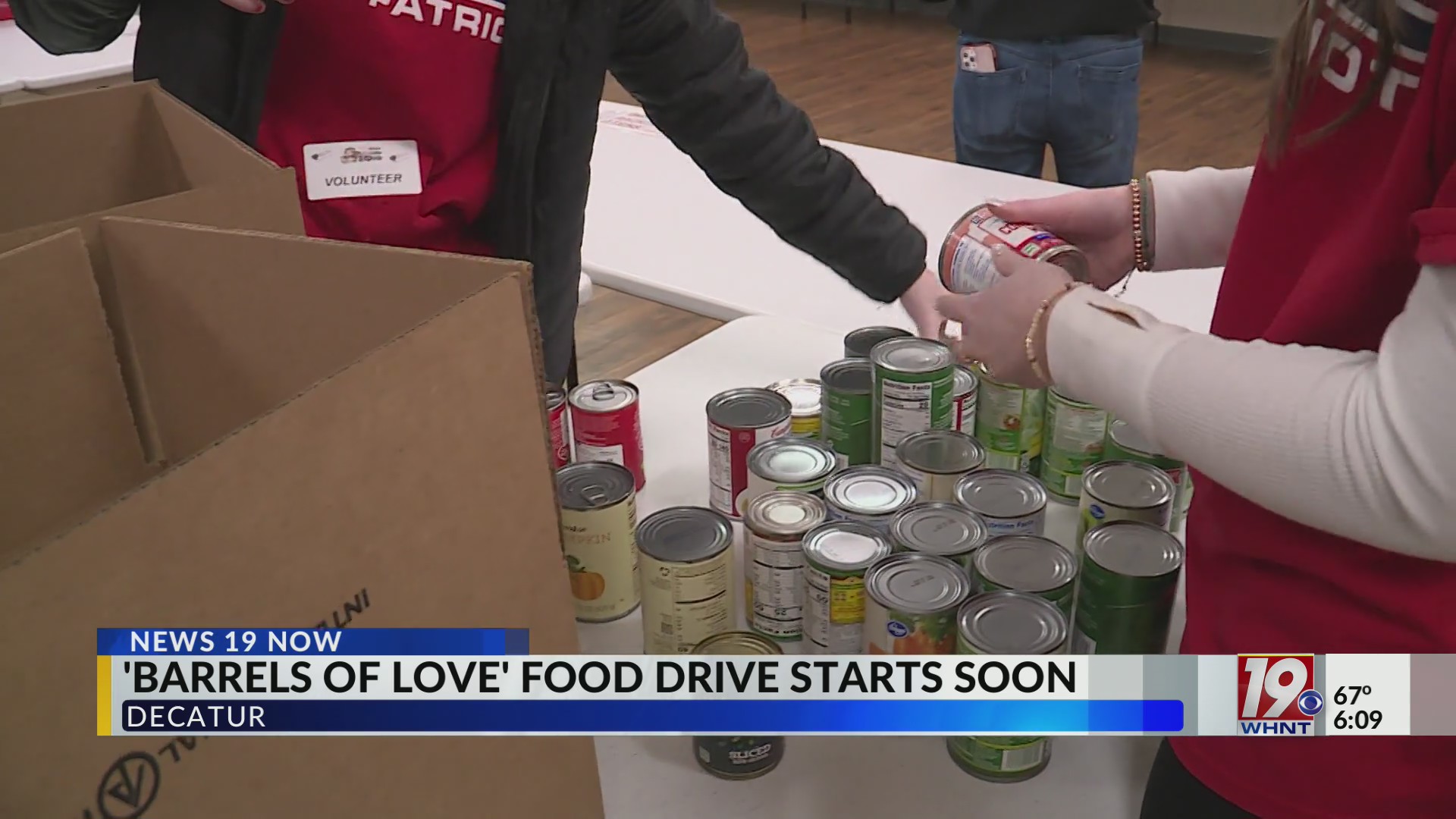 ‘Barrels of Love’ Food Drive Starts Soon | Feb. 9, 2026 | News 19 at 6 ...