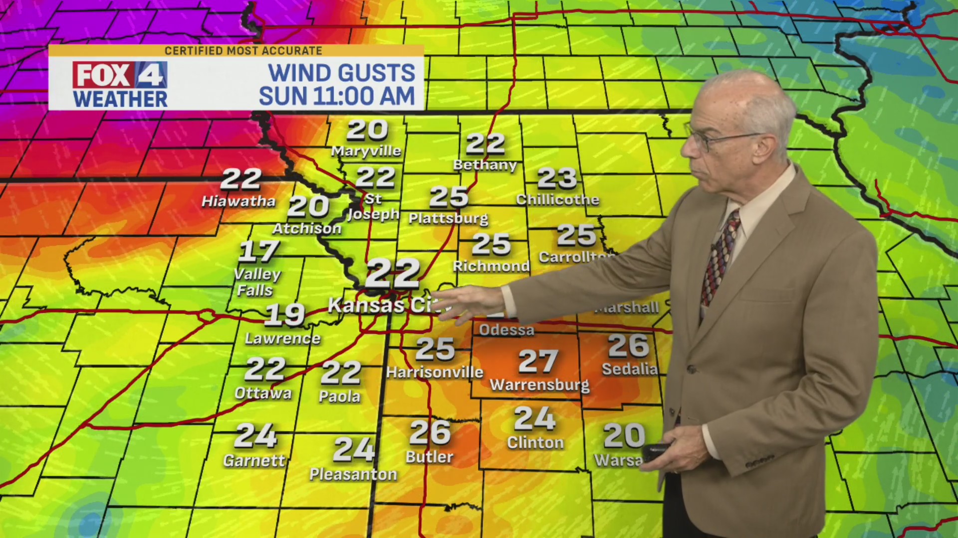 Saturday evening forecast – FOX 4 Kansas City WDAF-TV | News, Weather ...