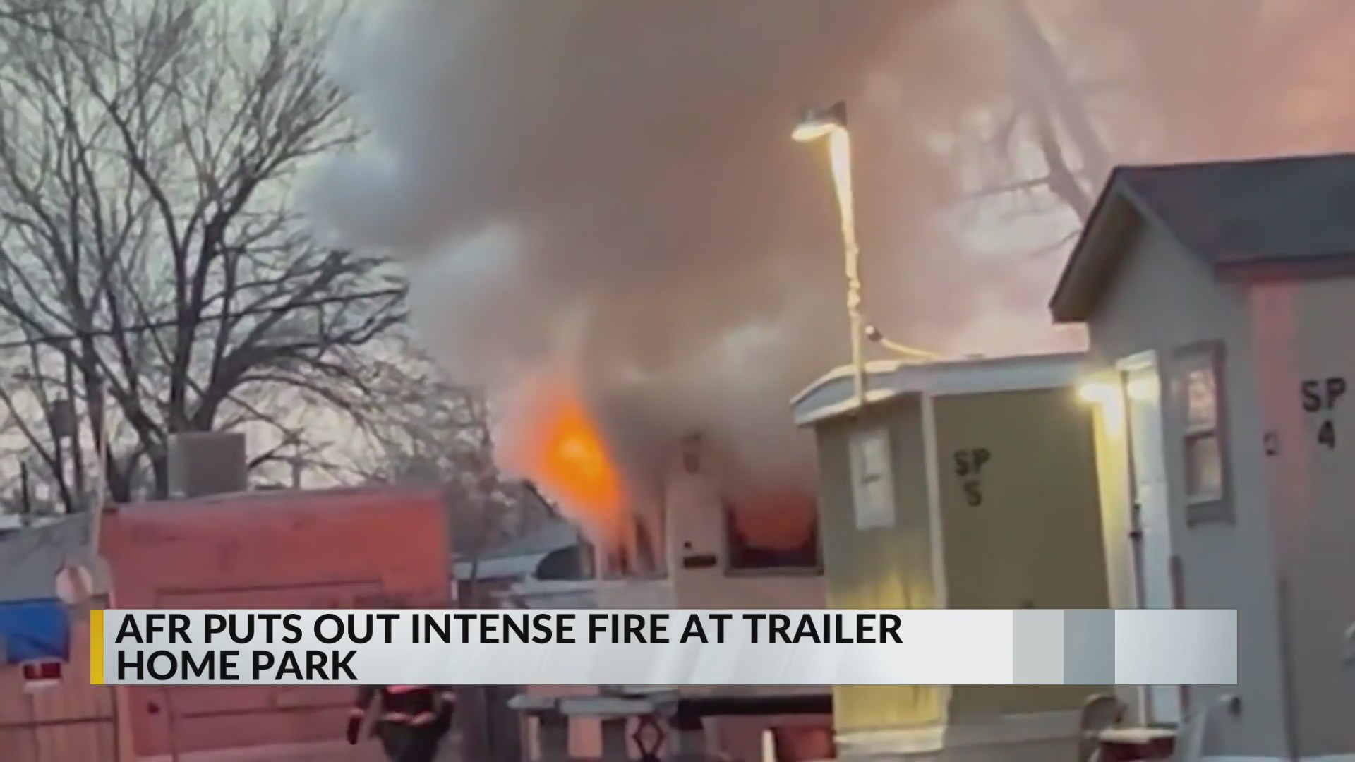 AFR reports no injuries in intense mobile home fire – KRQE NEWS 13 ...