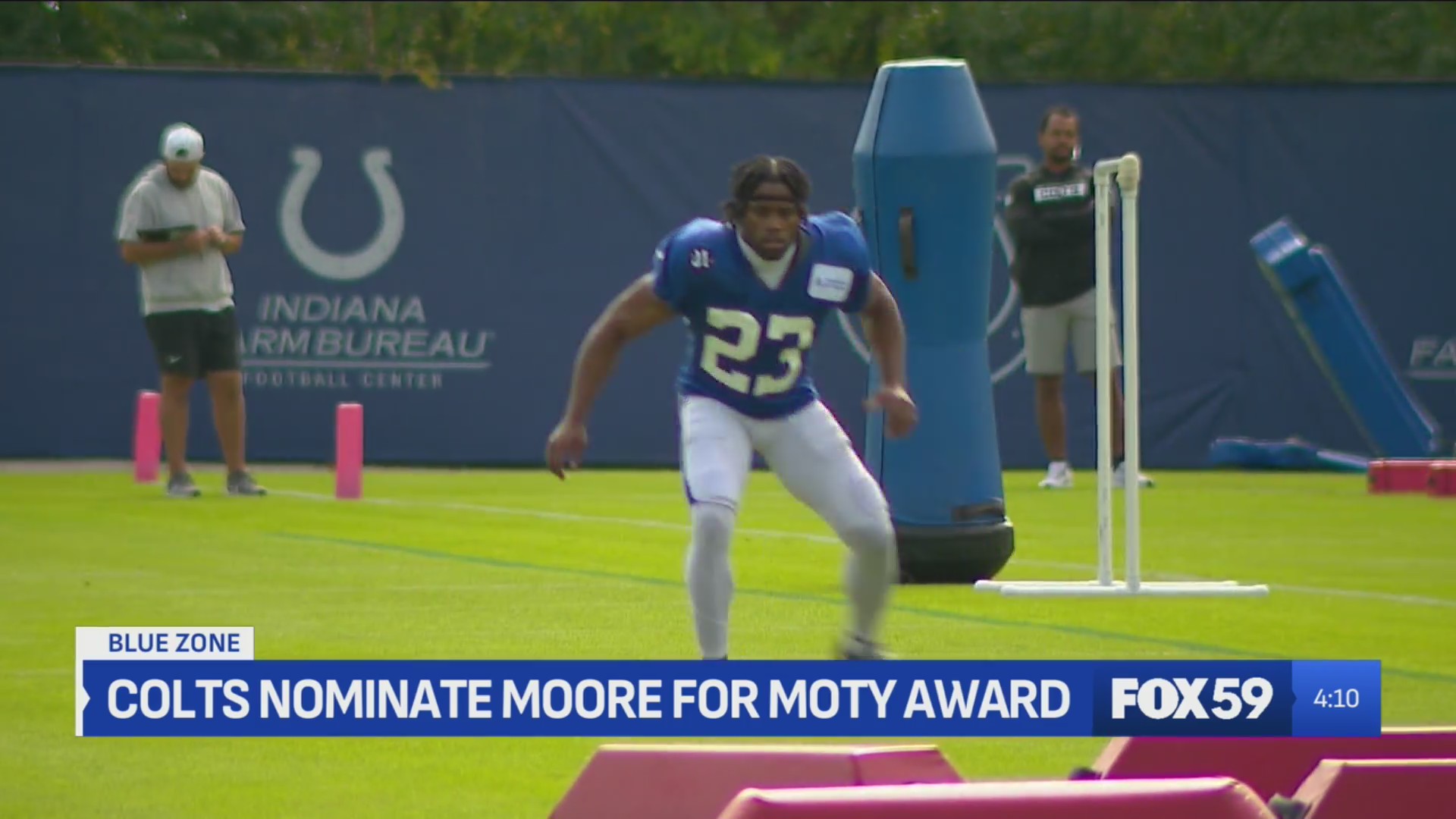 Colts again turn to Kenny Moore II as Walter Payton Man of Year nominee ...