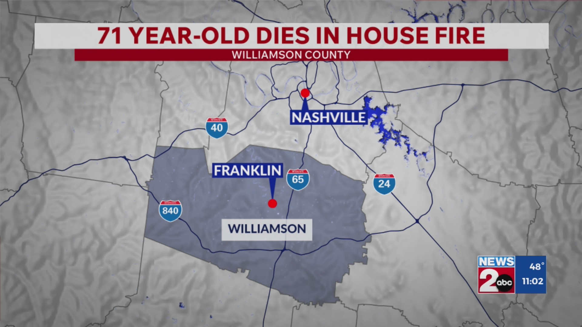 71-year-old man dies in Franklin house fire – WKRN News 2