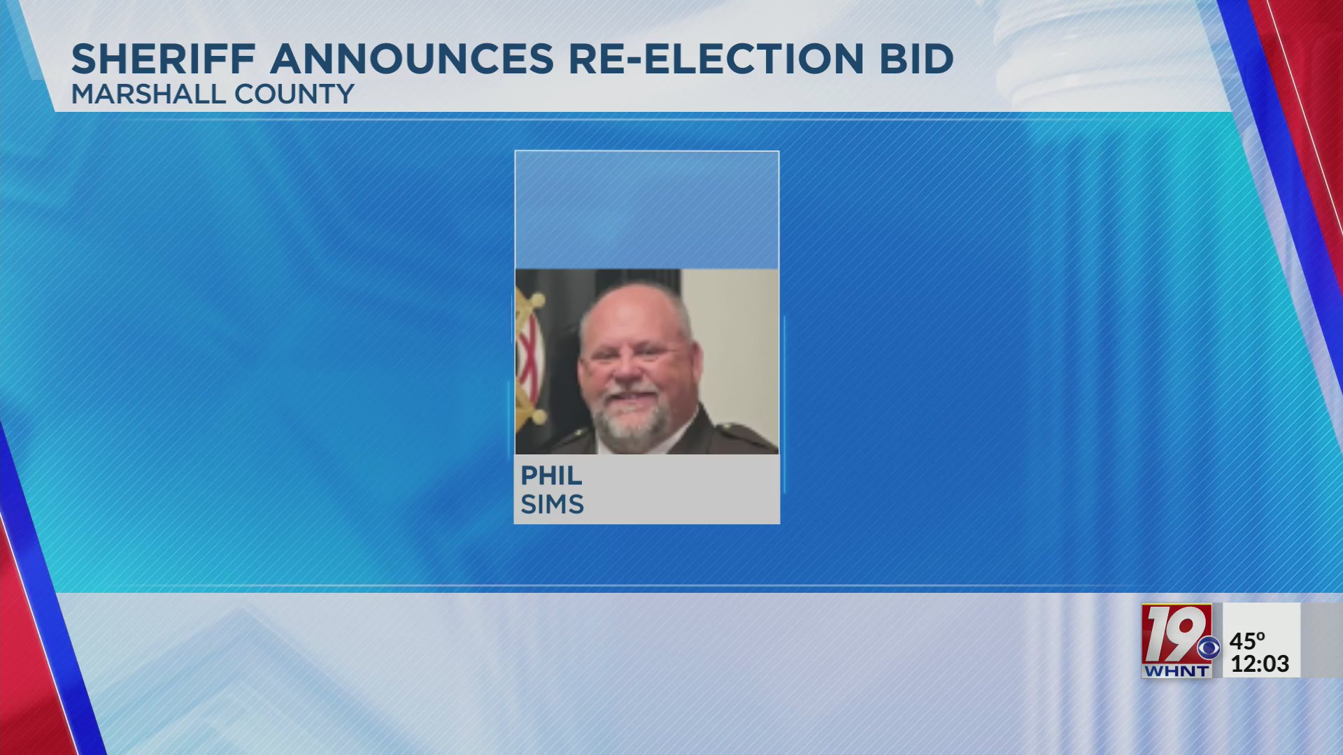Marshall County Sheriff Phil Sims announces re-election bid | Dec. 1 ...