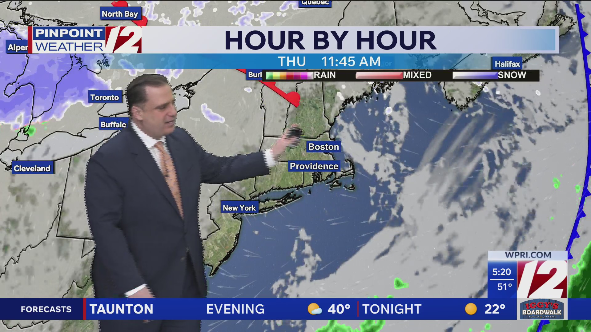 WPRI 12 Weather Forecast for 3/17/26: Gusty winds today – WPRI.com