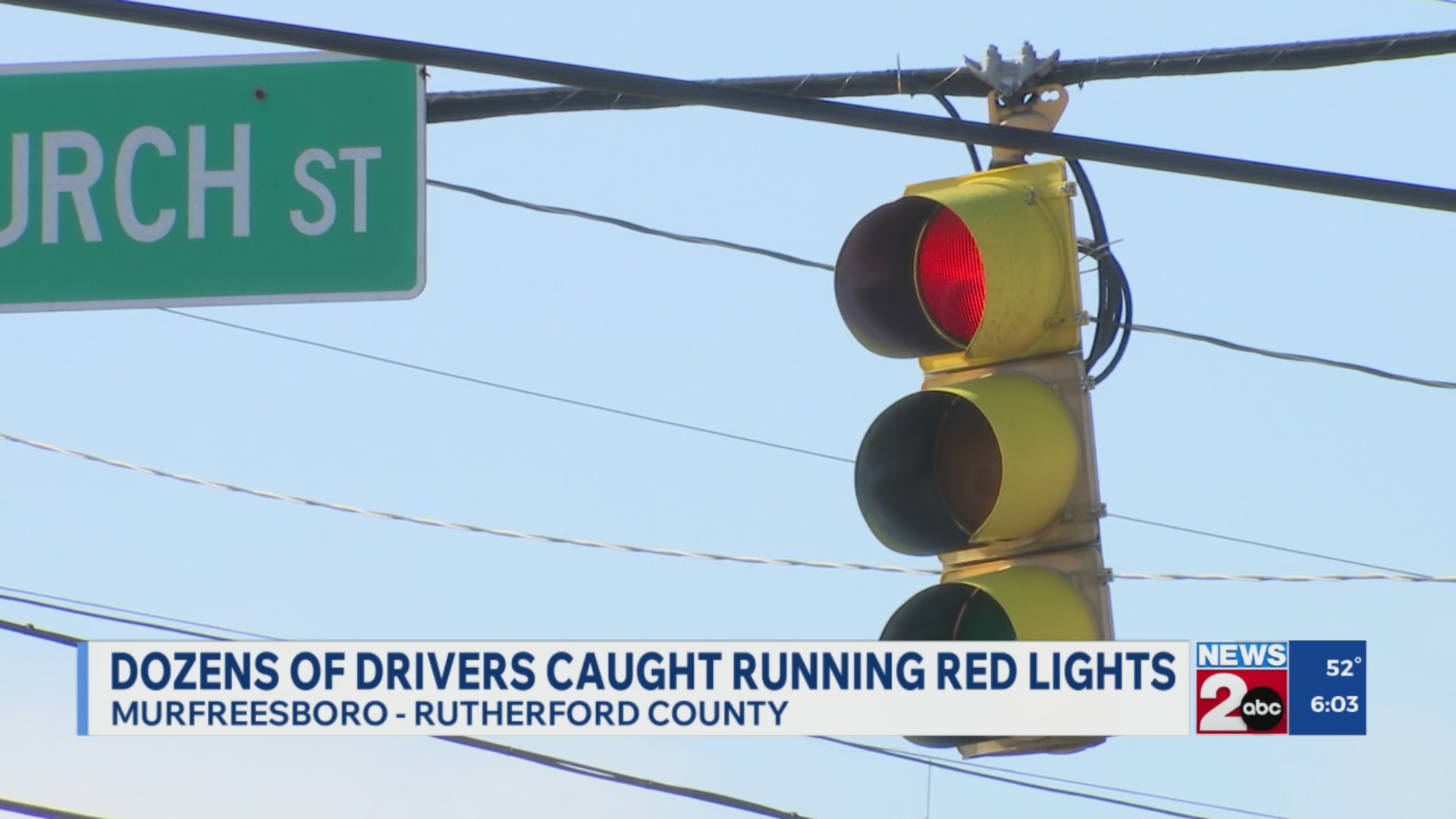 Dozens of drivers caught running red lights in Murfreesboro, TN – WKRN ...