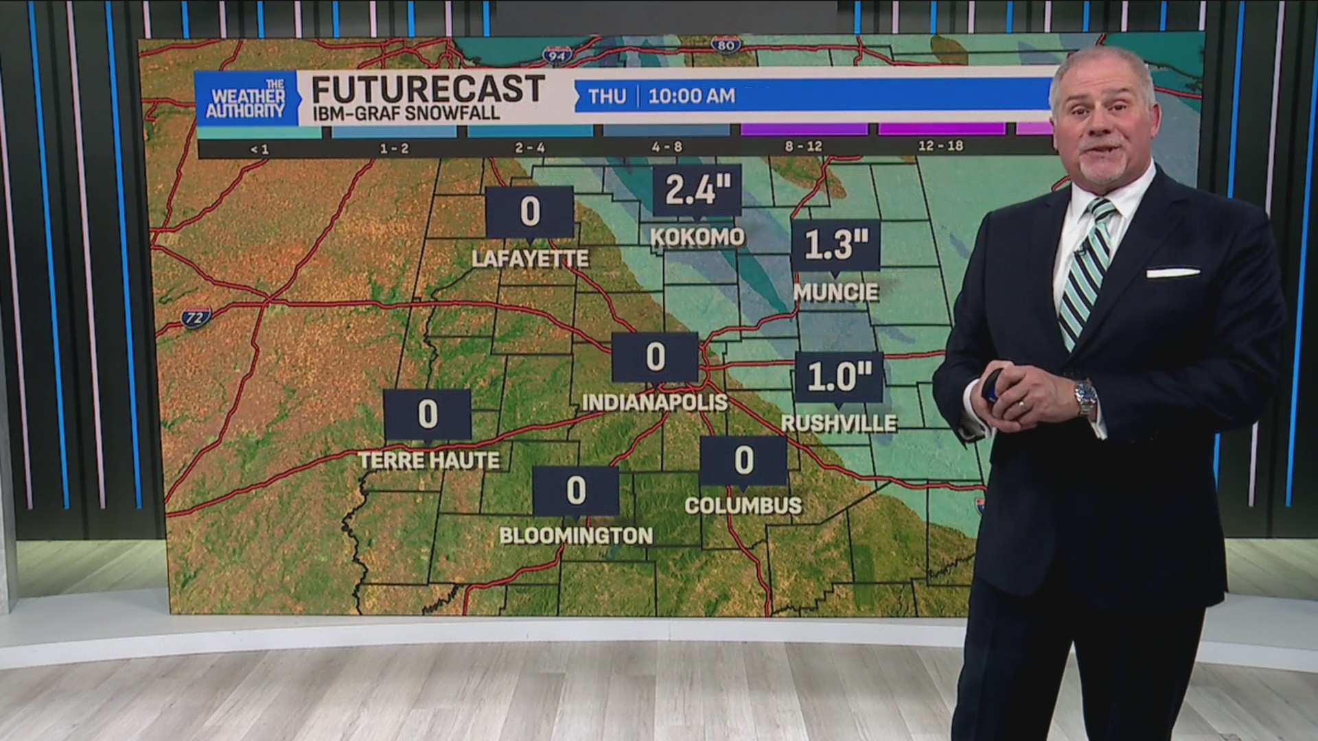 More snowfall in store for central Indiana – Fox 59