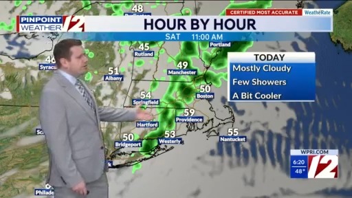 WPRI 12 Weather Forecast 5/2/26: Brief Showers Today; Drier Sunday ...