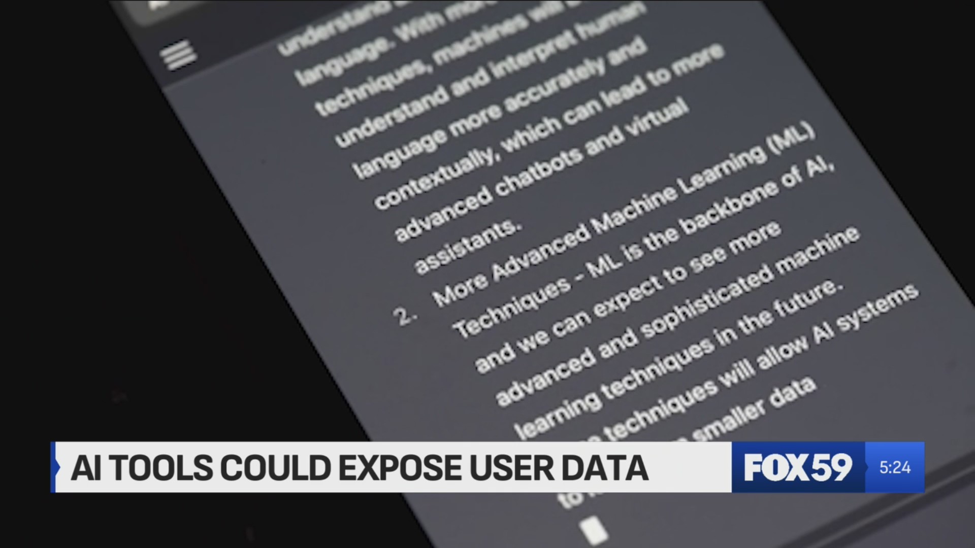 Money Matters: How much are you telling AI about yourself? – Fox 59