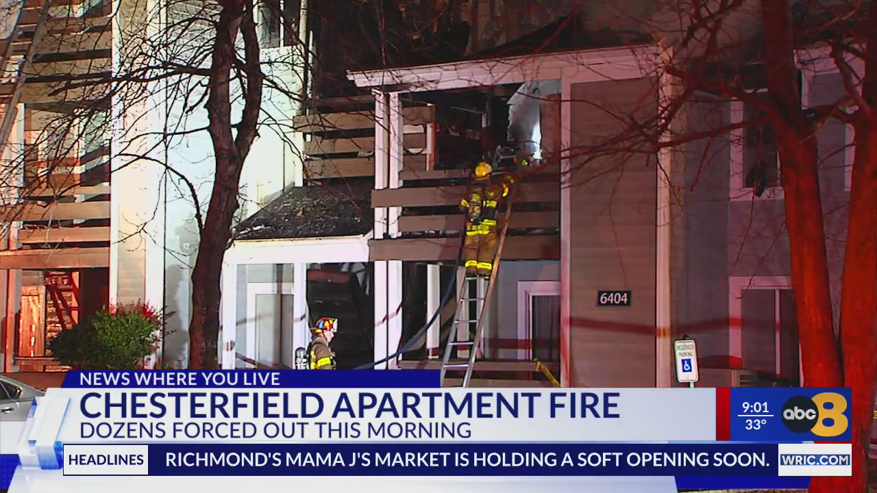 44 displaced, 1 hospitalized after apartment building fire in ...