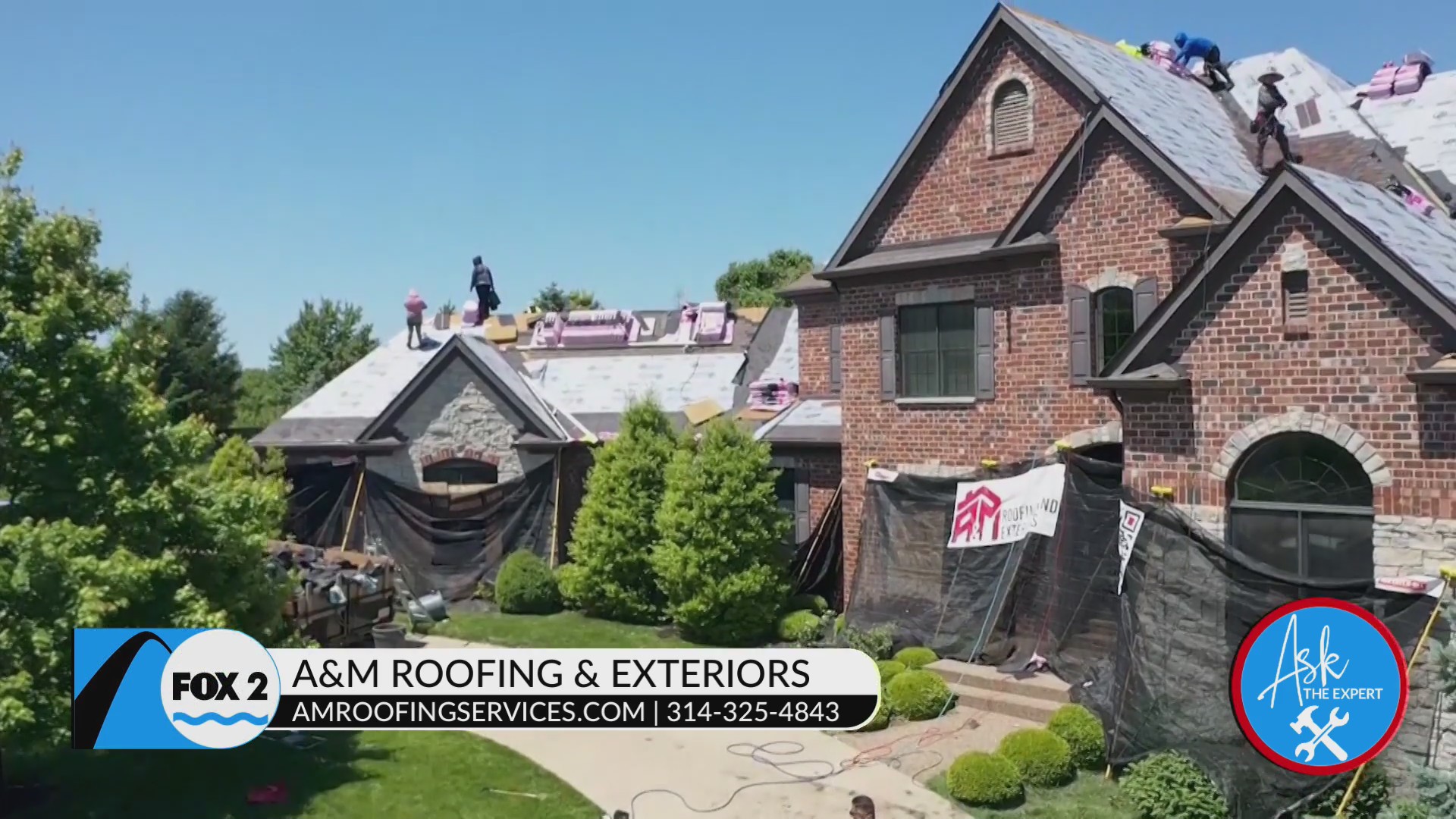 Trust the Crew at A&M Roofing & Exteriors with Your Roof Inspection – FOX 2