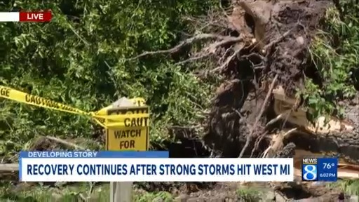 Recovery continues after strong storms hit West Michigan – WOODTV.com