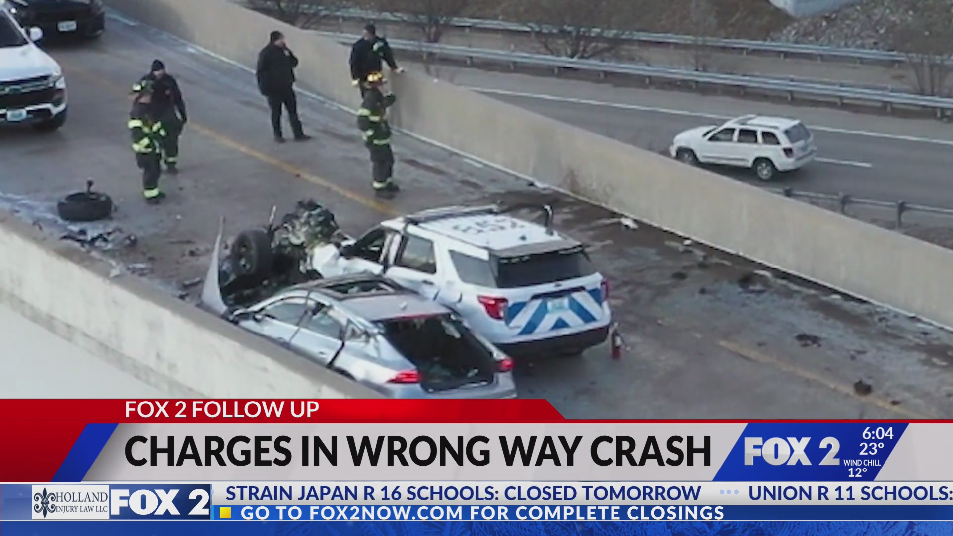 Man charged after wrong-way crash kills 2, injures St. Louis officers ...