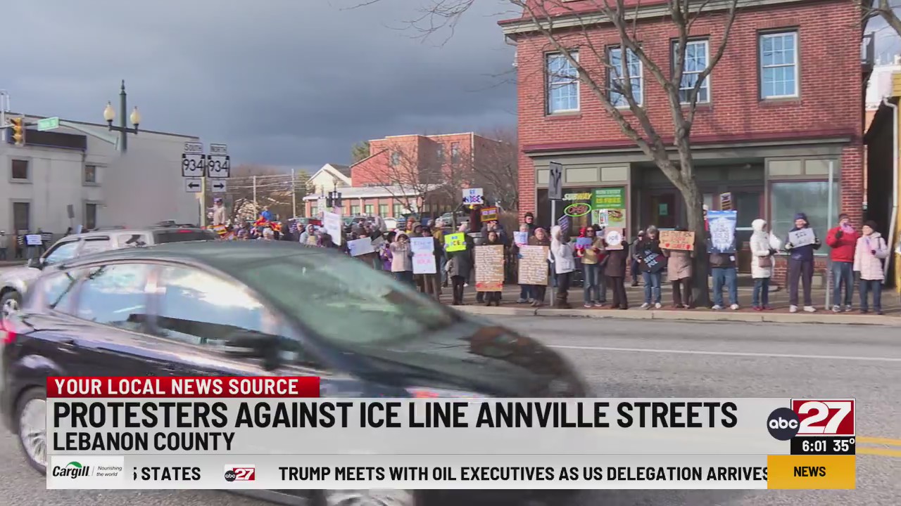 Protest against ICE in Annville – ABC27
