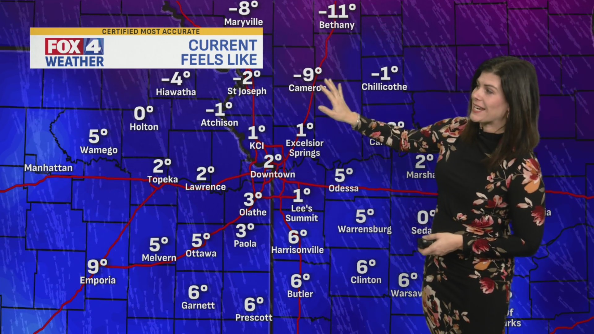 FOX4 Forecast: Bitterly cold start to week! – FOX 4 Kansas City WDAF-TV ...