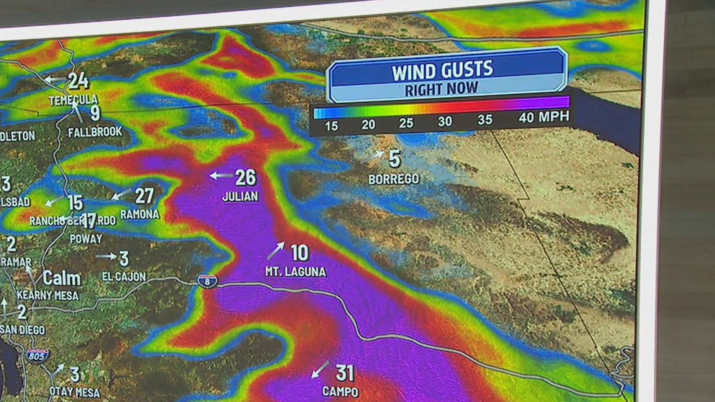 Wind advisory extended in San Diego County – FOX 5 San Diego & KUSI News