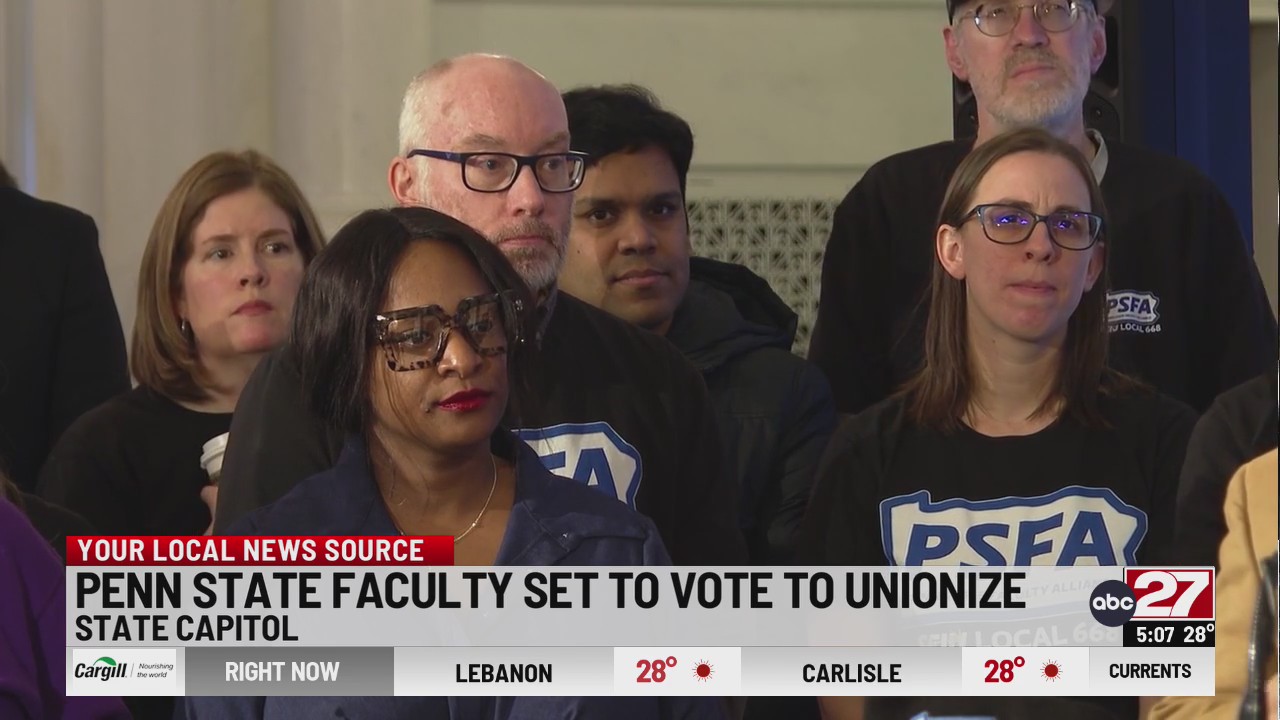 Penn State faculty to vote on whether to unionize in 2026 – WTAJ – www ...