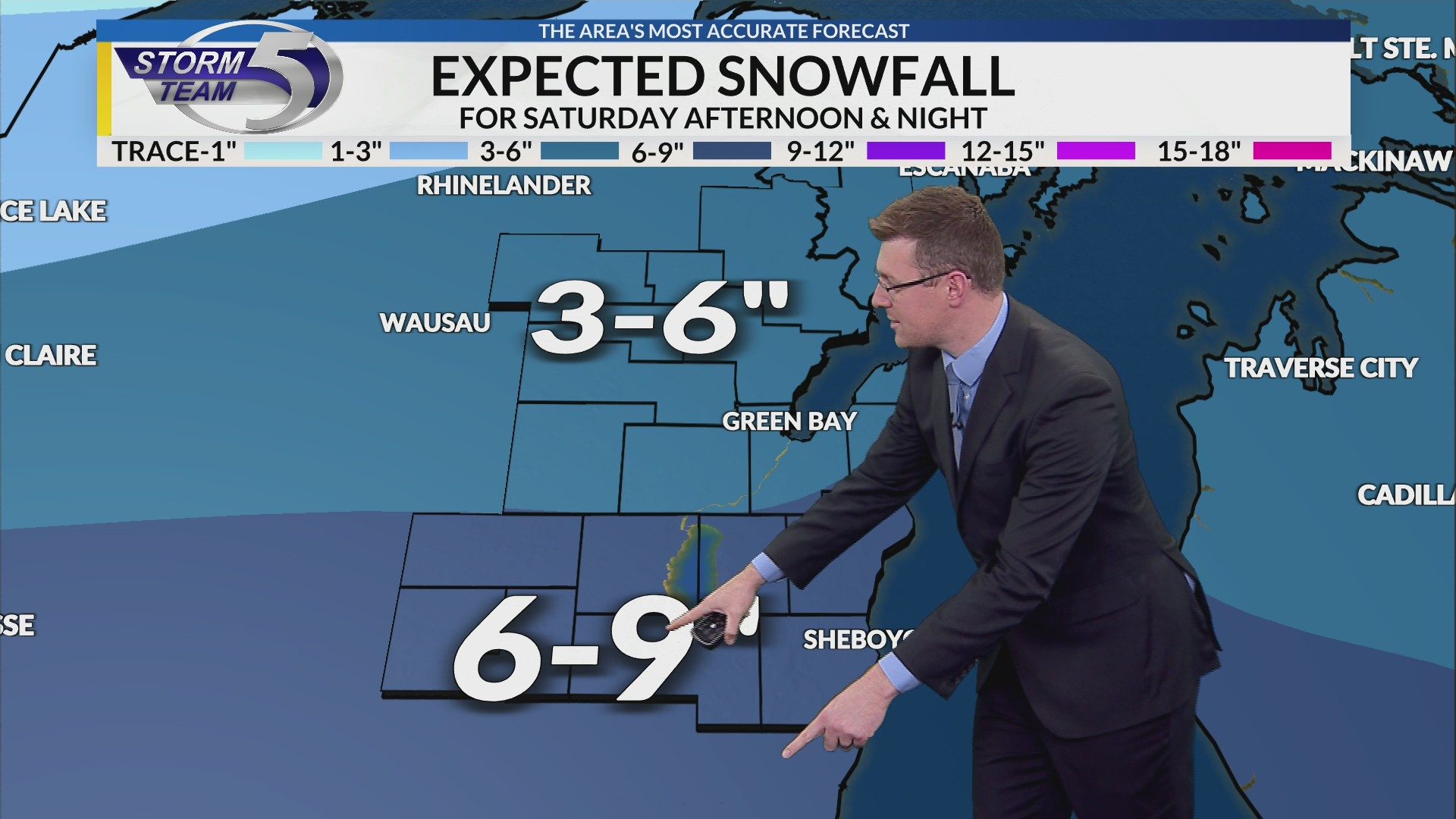 WINTER STORM WARNING: Snow to impact northeast Wisconsin this weekend ...