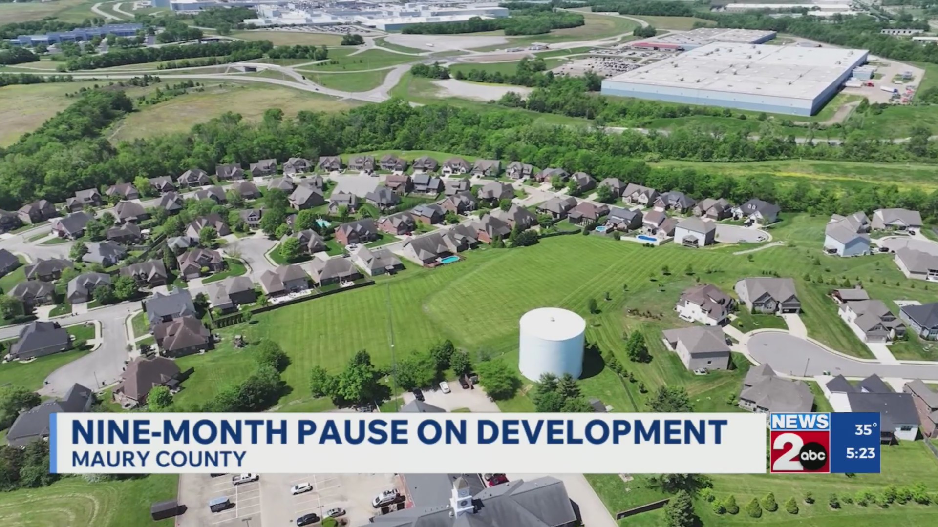 Nine-month pause on development in Maury County – WKRN News 2