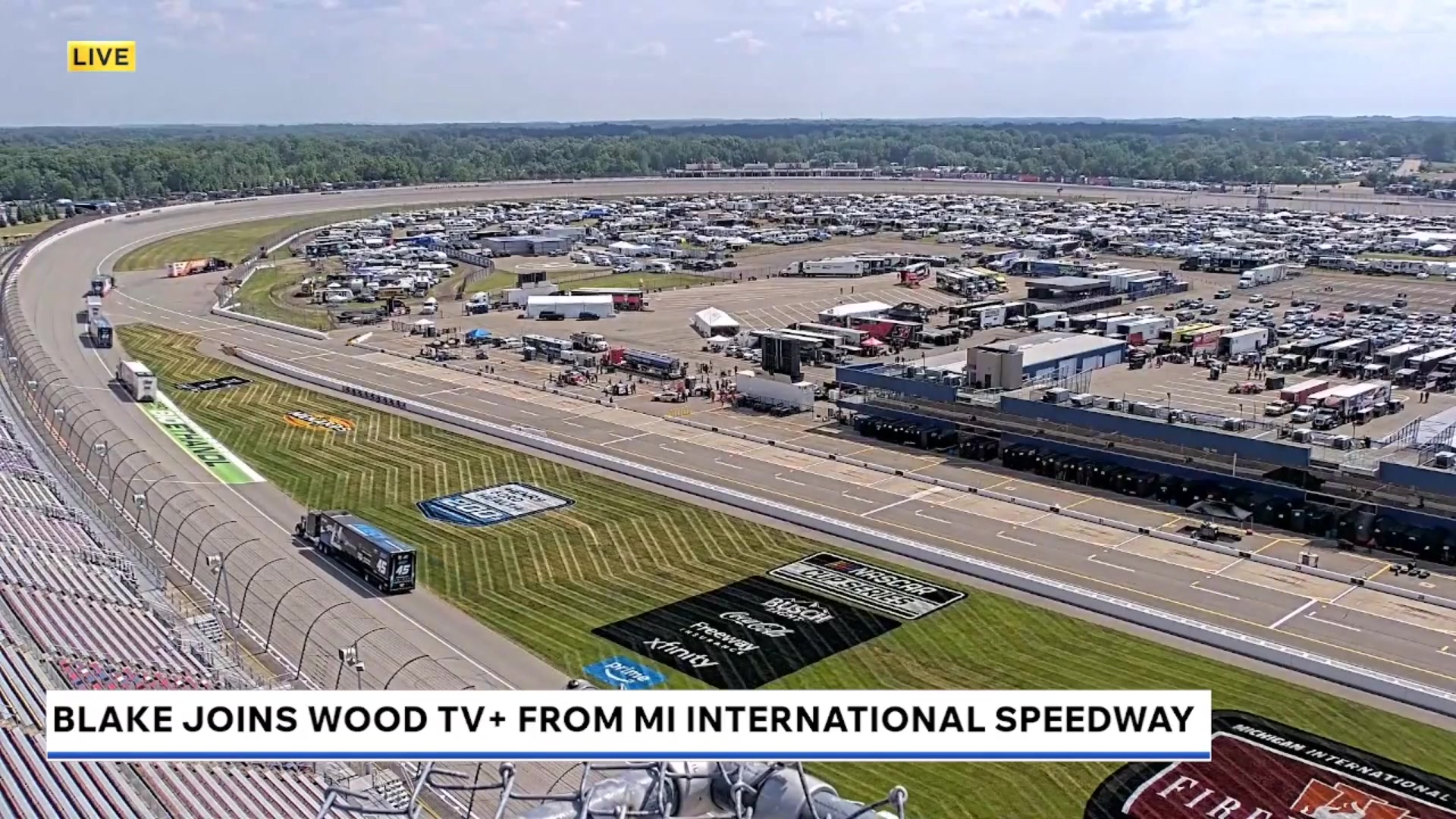 Blake Harms checks in from Michigan International Speedway – KELOLAND.com