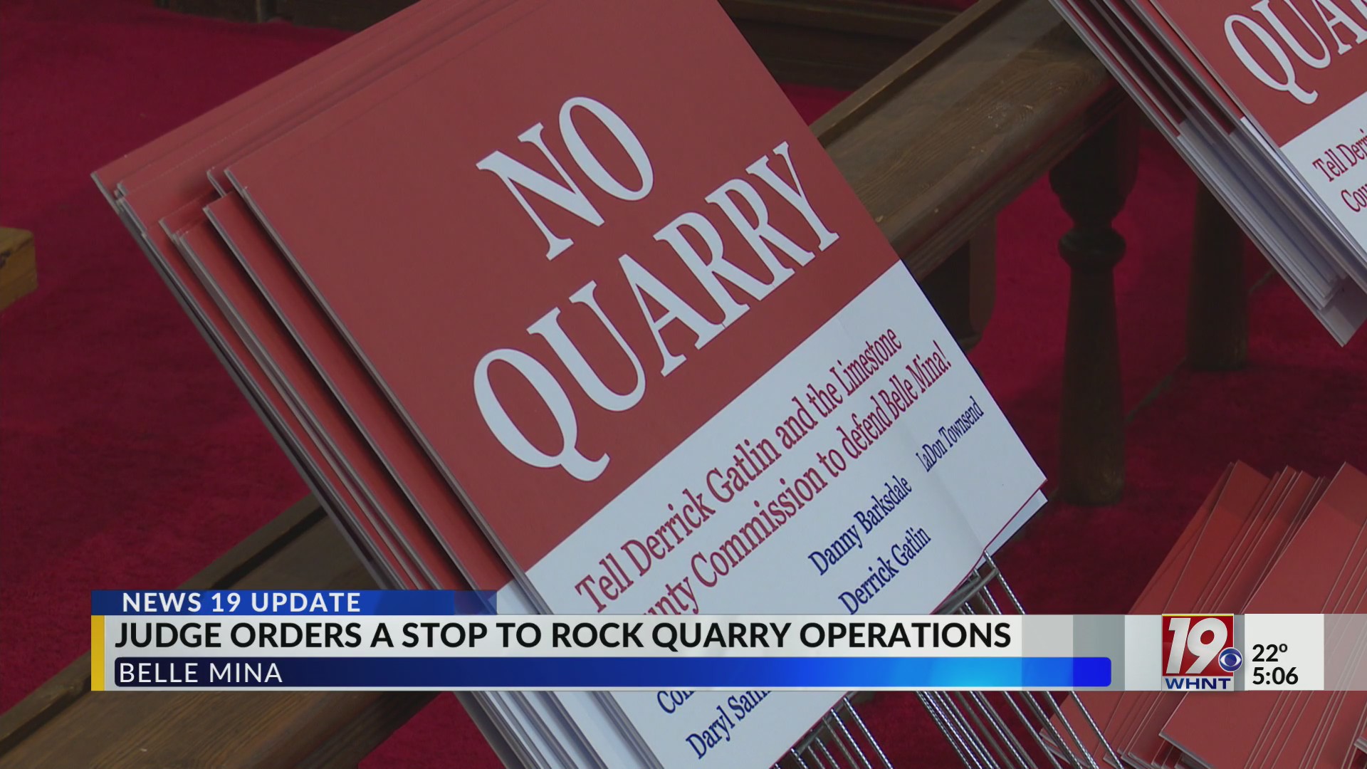 Judge Orders A Stop To Rock Quarry Operations | January 26, 2026 | News ...
