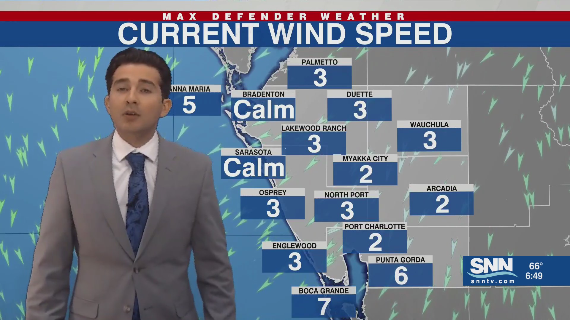 Weak cold front to drop temps into the 50s for Wednesday overnight ...