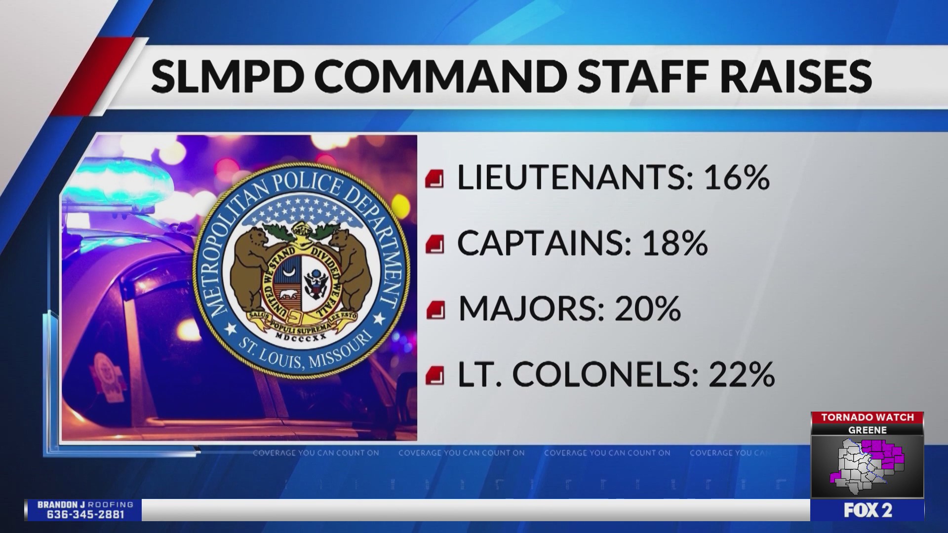 St. Louis Police Board approves pay increase for commanders – FOX 2