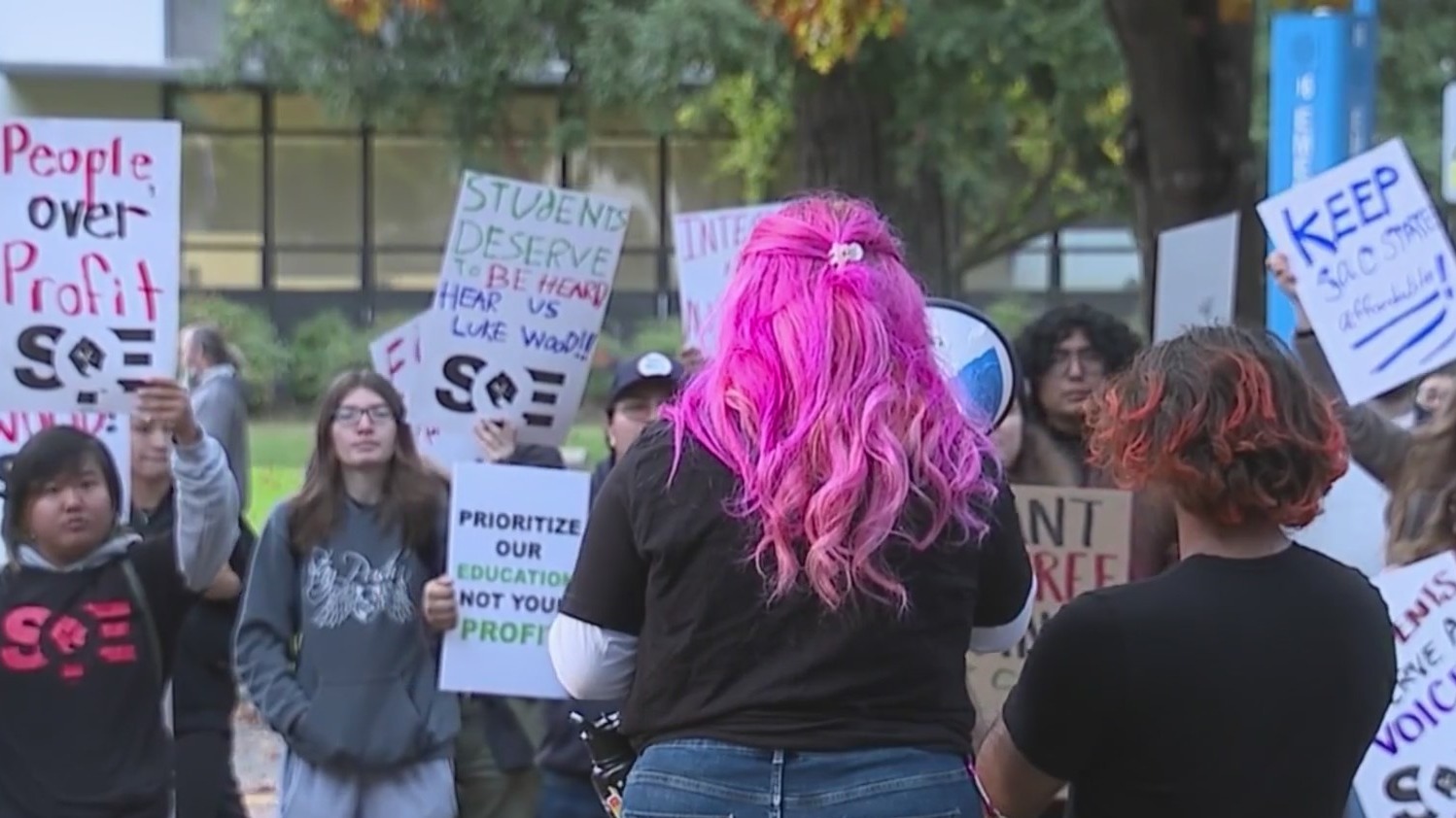 Sac State student protest new requirement to live on campus – FOX40 News