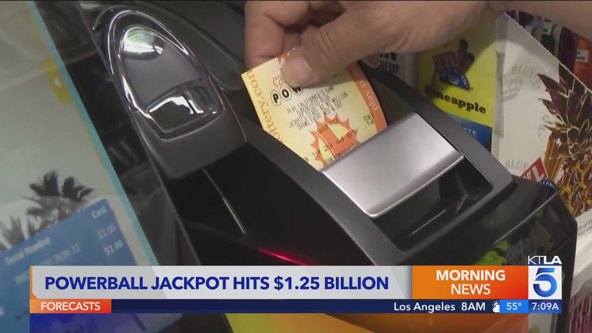 Powerball jackpot hits $1.25 billion – KTLA
