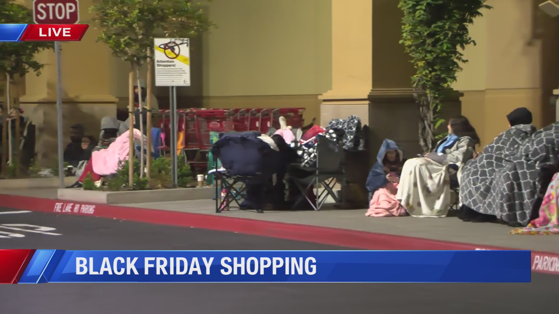 Shoppers line up outside the Target in Fresno’s River Park on Black ...