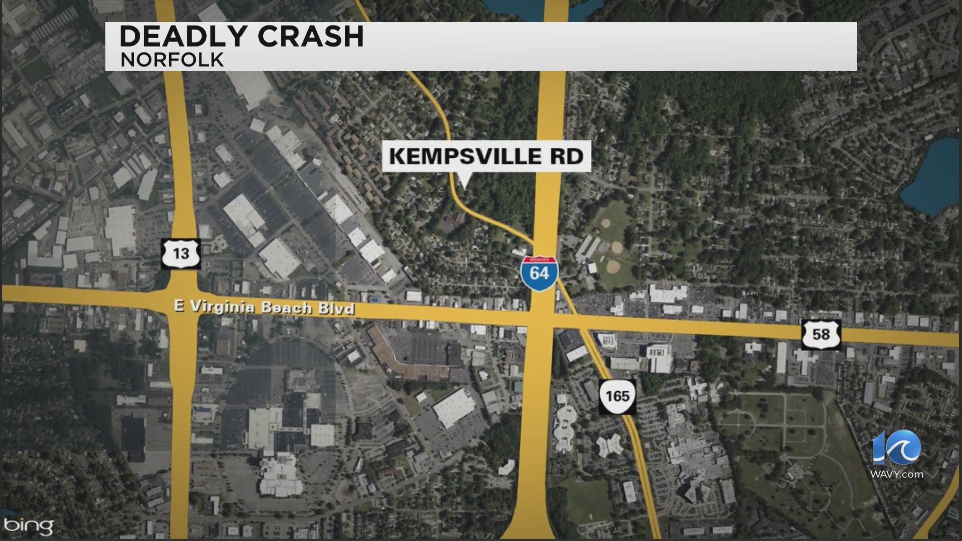 NPD: Man dead in overnight crash on Kempsville Road – WAVY.com