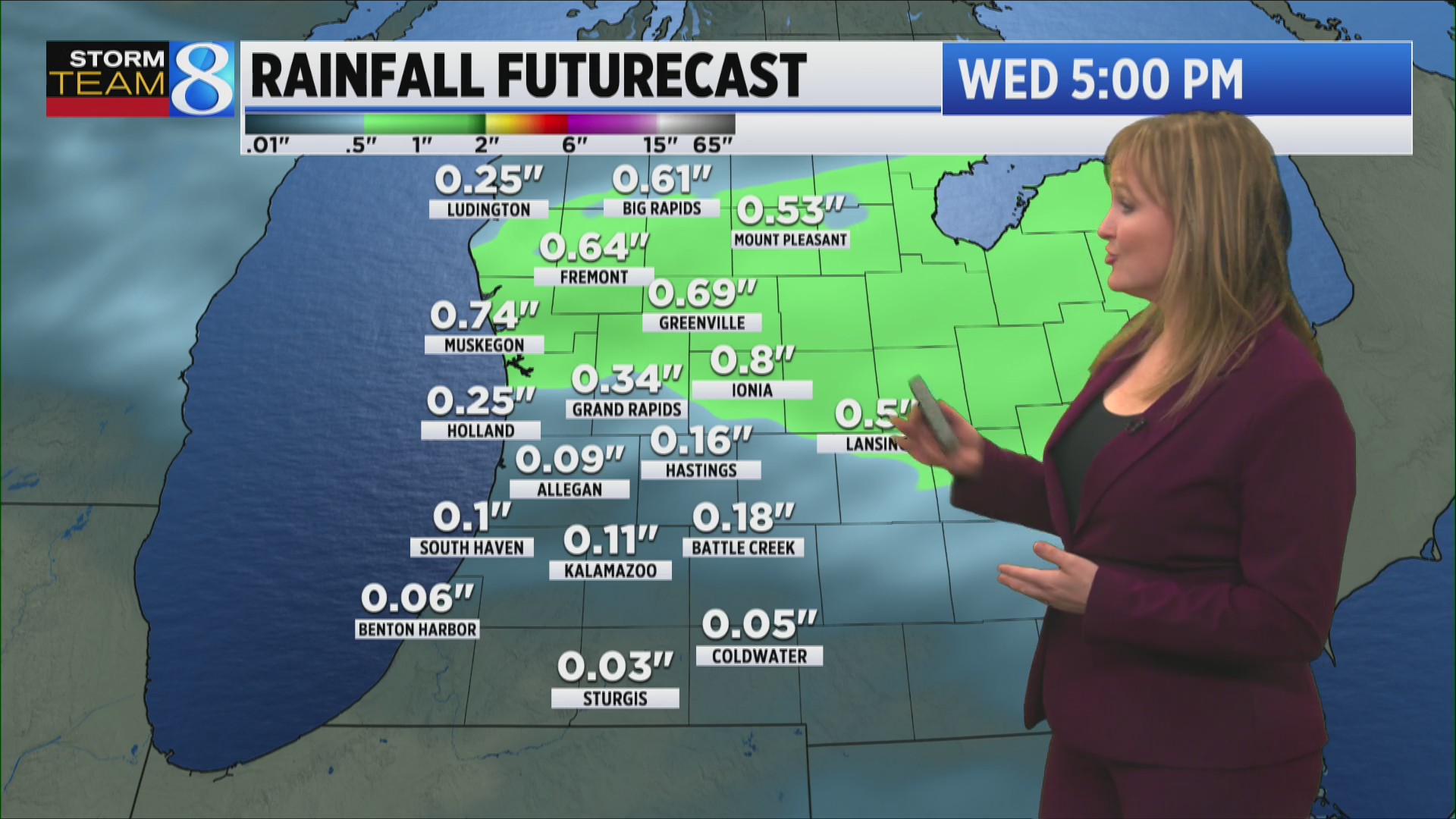 Storm Team 8 forecast, 11 p.m., 010526 – WOODTV.com