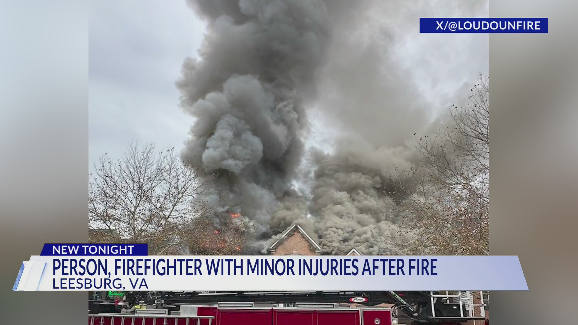 Loudoun County firefighter, 1 other hurt after house catches fire in ...