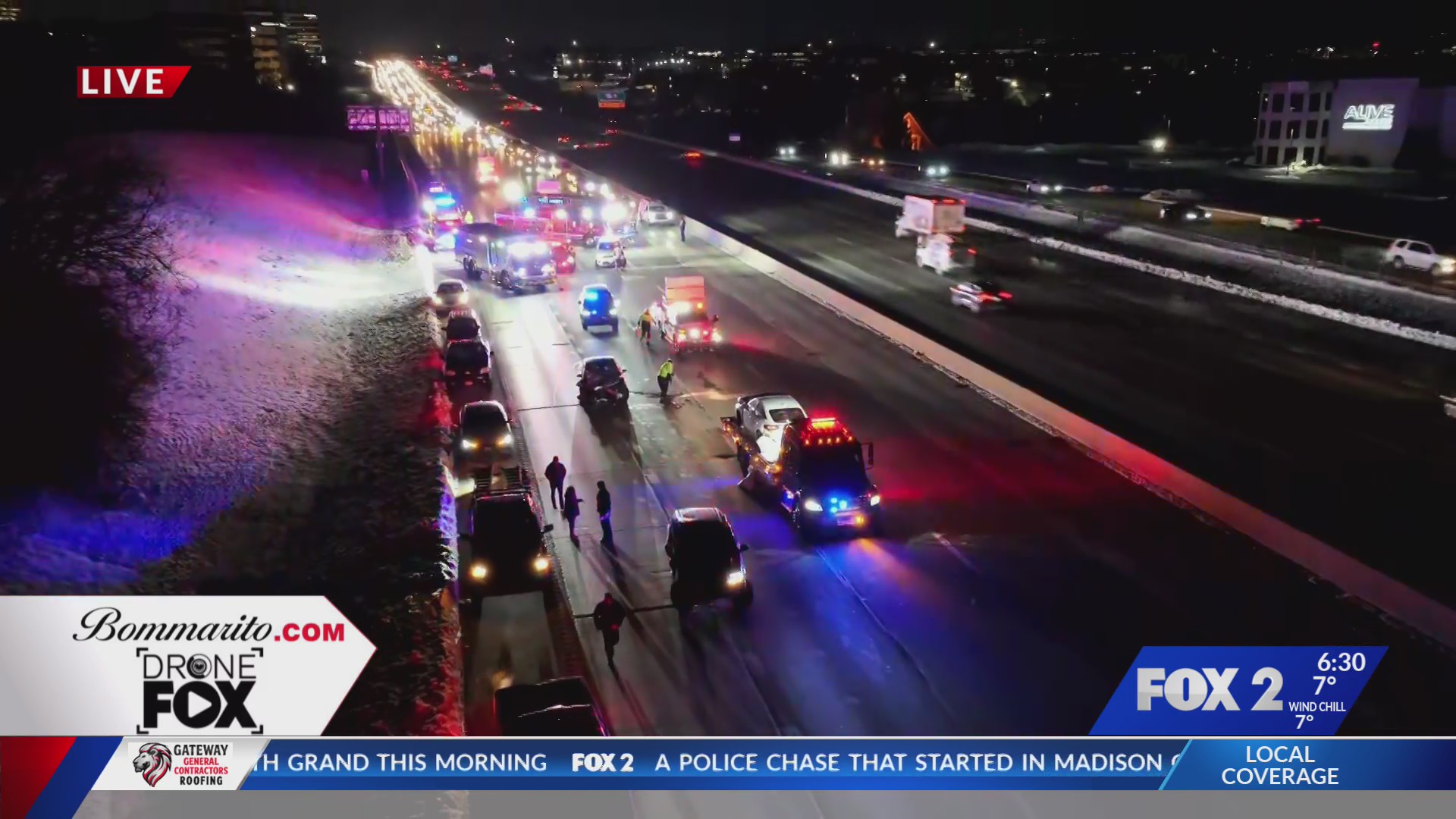 Northbound I-270 shut down after multi-vehicle crash – FOX 2