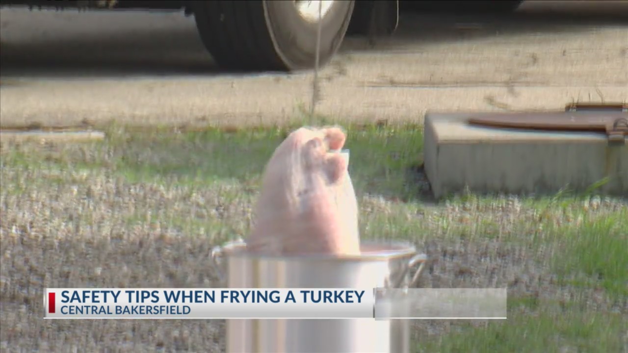 Fire departments give safety tips on frying turkeys – KGET 17 News