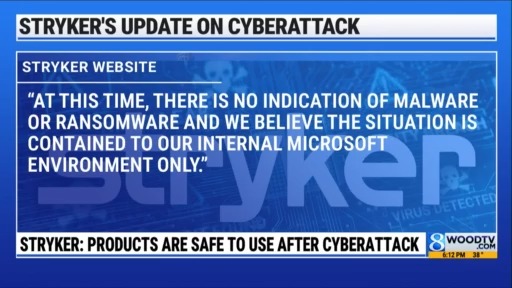 Portage-based Stryker hit with cyberattack – WOODTV.com