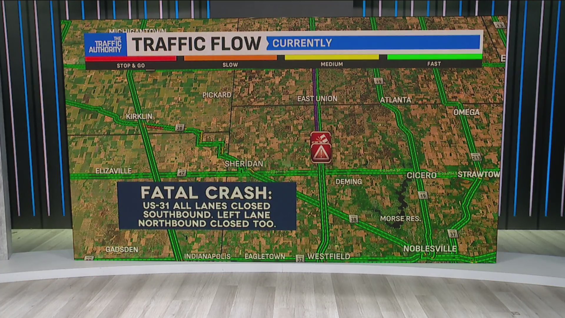 Deadly crash closes part of US 31 in Hamilton County – Fox 59