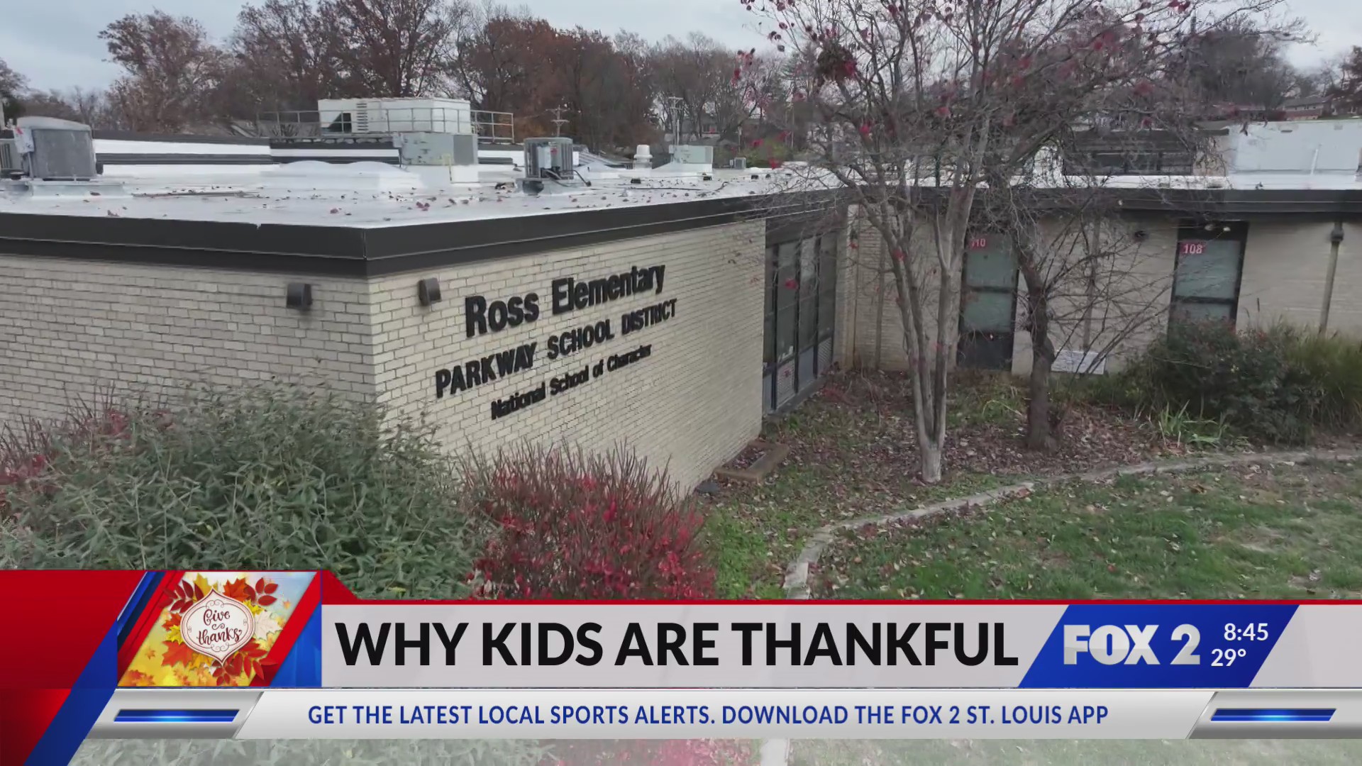 Ross Elementary Students share what their thankful for – FOX 2